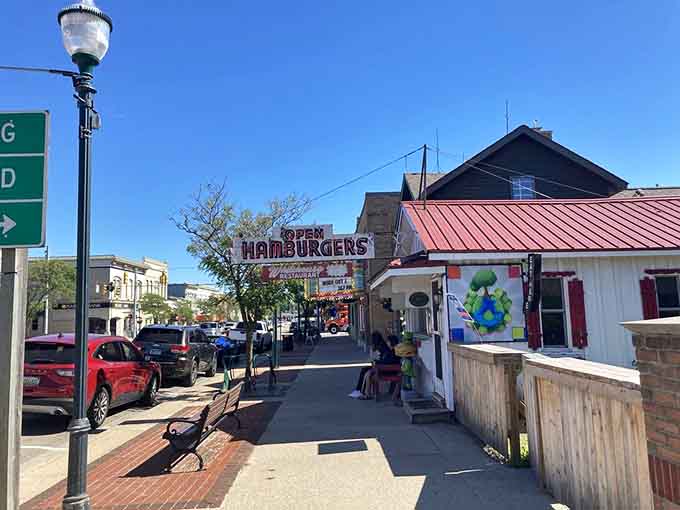 Main street Clare, where this burger institution has been feeding the community since 1935.
