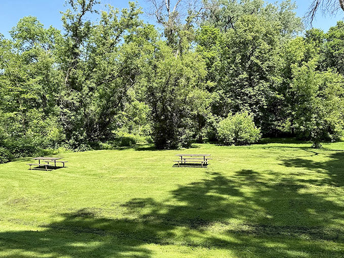 The park's well-maintained campgrounds invite visitors to extend their stay and experience both starry nights and underground delights.