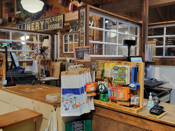 Where transactions become conversations &ndash; the checkout counter doubles as a community gathering spot.