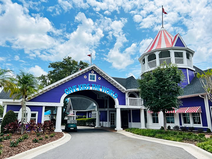 "Give Kids The World" isn't just a name &ndash; it's a promise delivered daily through this magical gateway to joy.