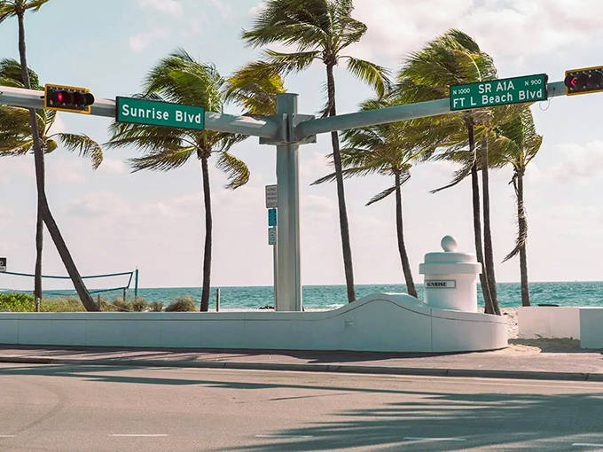 Where A1A meets civilization &ndash; decision time between continuing the coastal journey or rejoining the ordinary world.