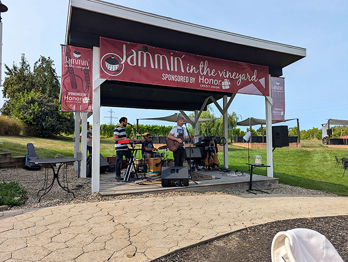 Music in the vineyard: Local musicians create the perfect soundtrack for sipping, their melodies drifting across the property like notes in a fine wine.
