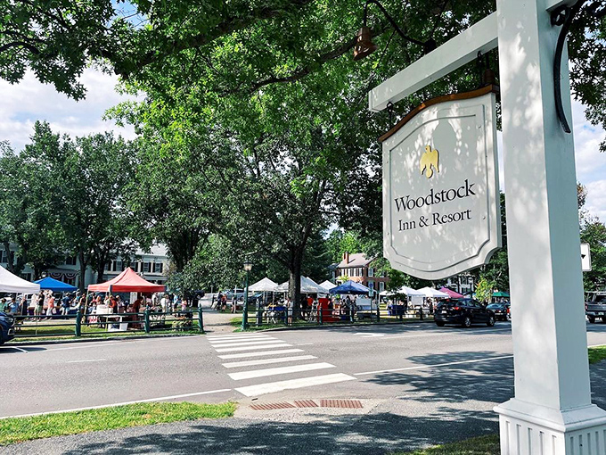 The farmers market transforms the green into a celebration of Vermont's bounty &ndash; where "local" isn't a trend but a way of life.