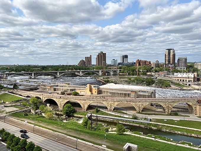 Rivers wind through Minnesota cities, proving that urban life and natural beauty can coexist in harmony and create something special.