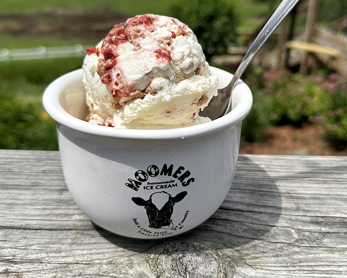 Cherry Traffic Jam ice cream showcases local Michigan cherries in their most delicious form &ndash; proof that fruit and dairy were meant to be together forever.