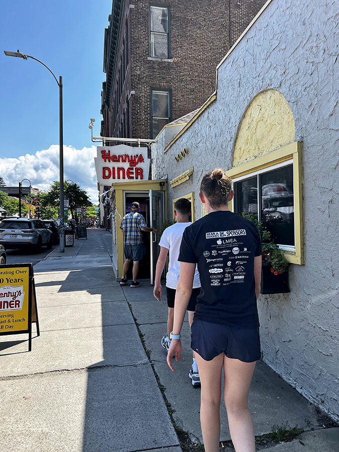 The pilgrimage to pancake paradise begins here&mdash;hungry visitors making their way to the promised land of breakfast served all day.