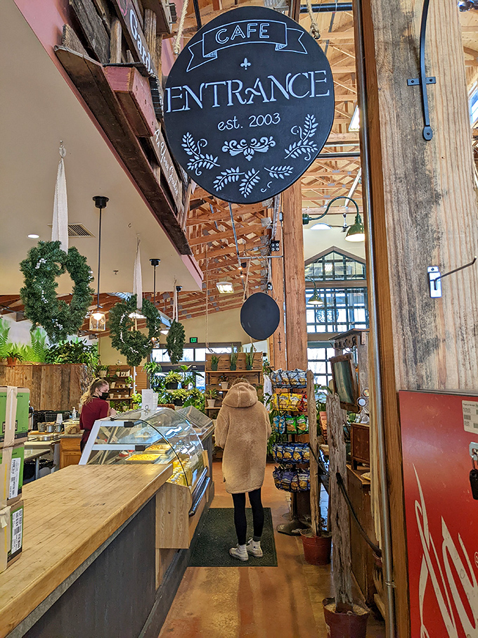 Step through this entrance and leave the ordinary world behind, entering a realm where lunch and landscaping become one.