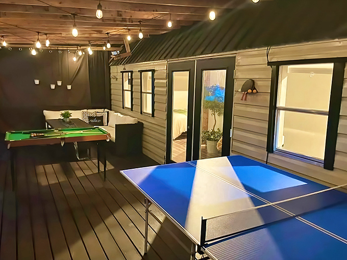 Where family feuds are settled the old-fashioned way &ndash; with pool cues, ping pong paddles, and good-natured trash talk.