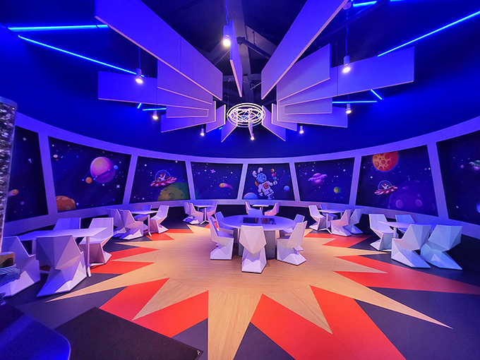 Henri's Starlite Scoops serves up more than ice cream &ndash; it dishes out pure joy in a space that looks like a cosmic dream.