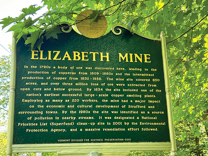 Historical markers explain how this site went from productive mine to environmental disaster to scenic attraction, telling a complex story about industry, consequences, and the long road to redemiation and recovery.