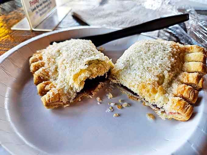 Hand pies filled with fruit that might get a little messy, but that's just proof you're doing it right.