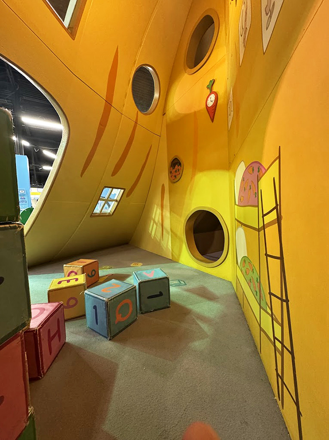This elevated play space proves that everything, even climbing, is more exciting when it happens in Peppa's world.