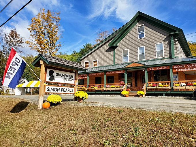 Smokeshire Design showcases Vermont craftsmanship with seasonal displays that change like the nearby hills &ndash; always beautiful, never the same twice.