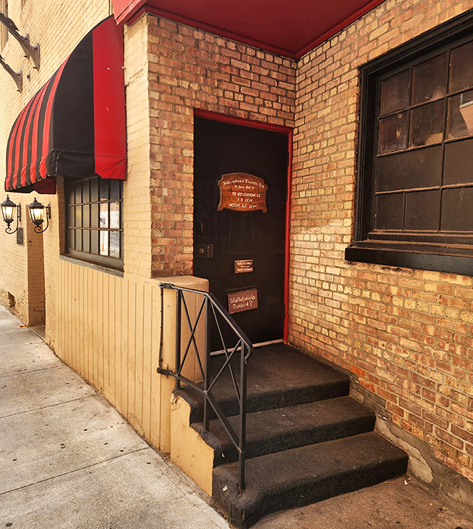 The unmarked entrance requires either a password or willingness to complete a "clearance test" &ndash; your first mission of the evening.