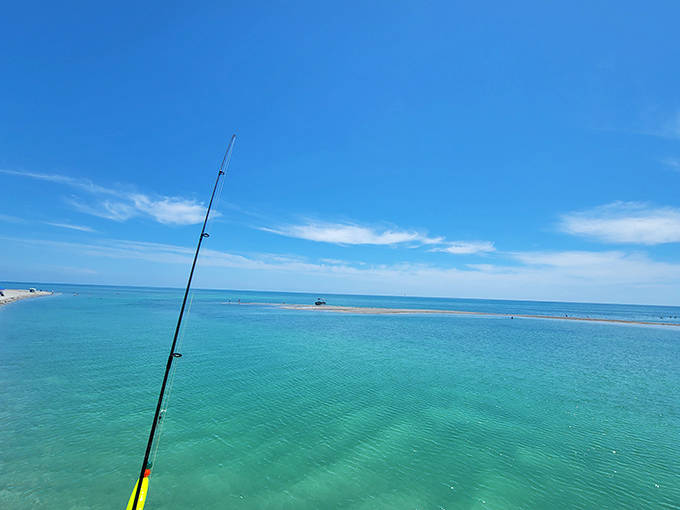 Fishing: Crystal clear waters reveal why anglers flock to this spot &ndash; it's like fishing in an aquarium, but you get to keep what you catch.