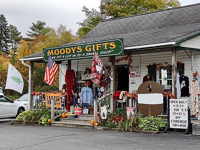 Moody's gift shop extends the experience, offering souvenirs and local treats to enjoy long after your visit ends.