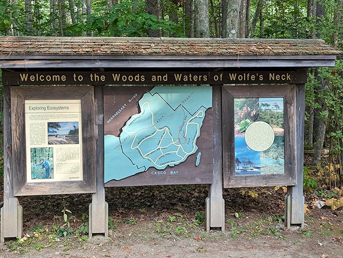 Maps and information prepare visitors for adventure &ndash; like a treasure map where X marks multiple spots.