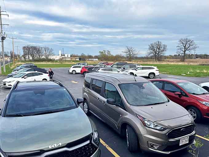 A full parking lot tells the real story – locals and visitors alike have discovered this hidden gem, returning again and again for its exceptional offerings.