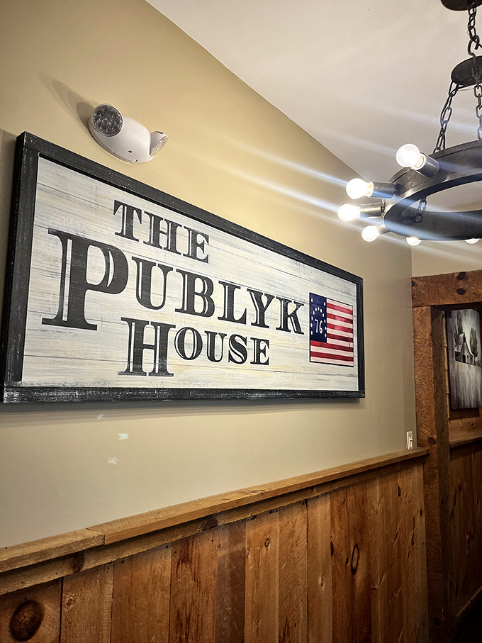 The sign that signals you've arrived somewhere special. Not just a meal, but a Vermont dining institution worth the journey.