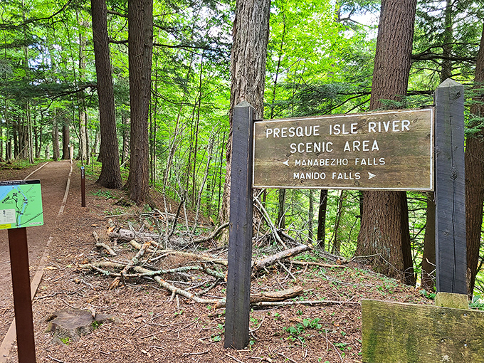 Trail signs point the way to waterfall wonders, promising adventures that are both accessible and spectacular &ndash; a rare combination in the hiking world.