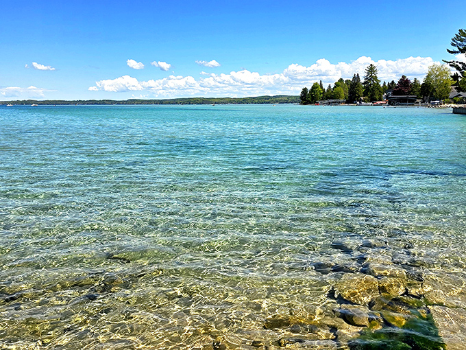 The jewel of Michigan's inland waters shows off its impossible blue hues. Torch Lake's clarity and color continue to astonish even longtime residents.