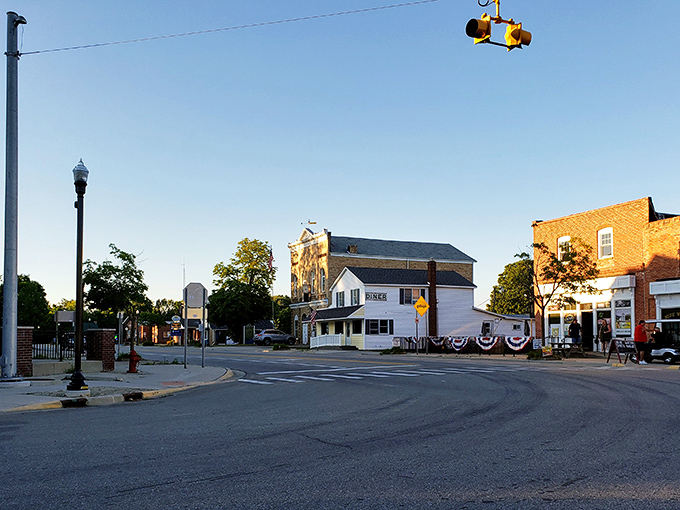 Stroll through the charming Western Market chalets in Muskegon, where colorful flower murals lead you to wonderful local shopping treasures.