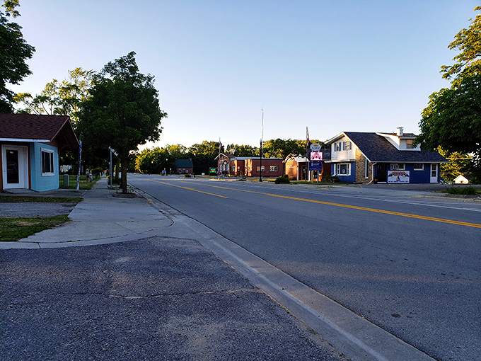 Enjoy the peaceful, small-town vibes of Port Sanilac, where quiet streets and lakeside charm make for a relaxing getaway.