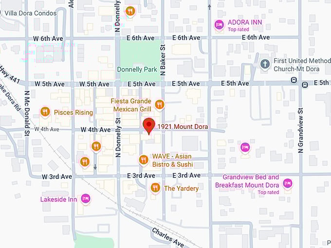16. 1921 mount dora map