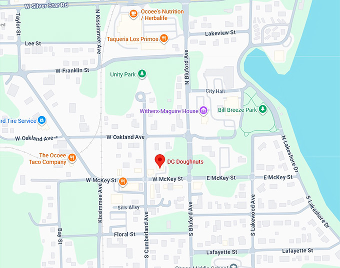 16. dg doughnuts map
