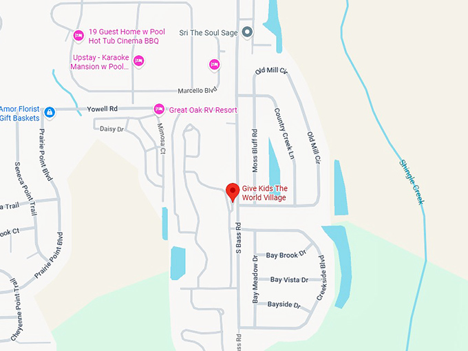 16. give kids the world village map