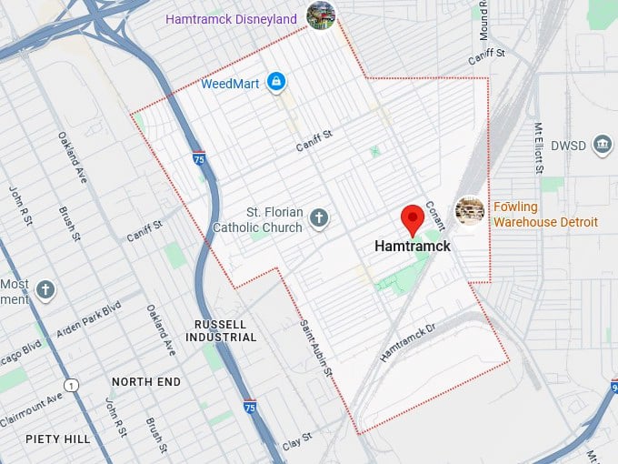16. hamtramck map