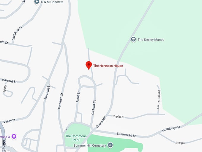 16. hartness house inn map