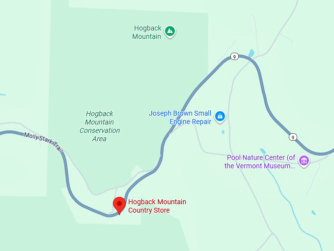 16. hogback mountain country store map