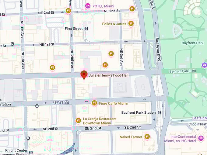 16. julia & henry's food hall map