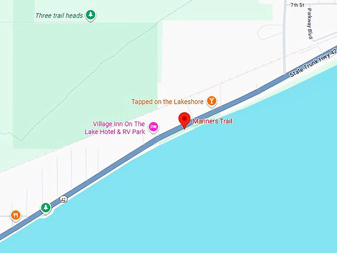 16. mariners trail map