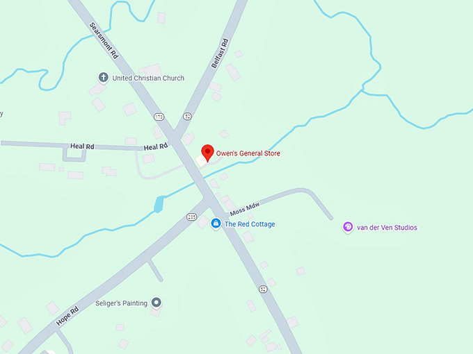 16. owen's general store map