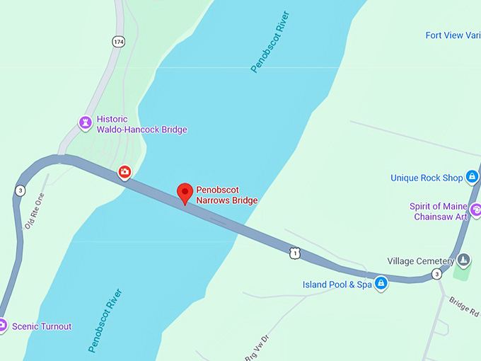 16. penobscot narrows bridge and observatory map