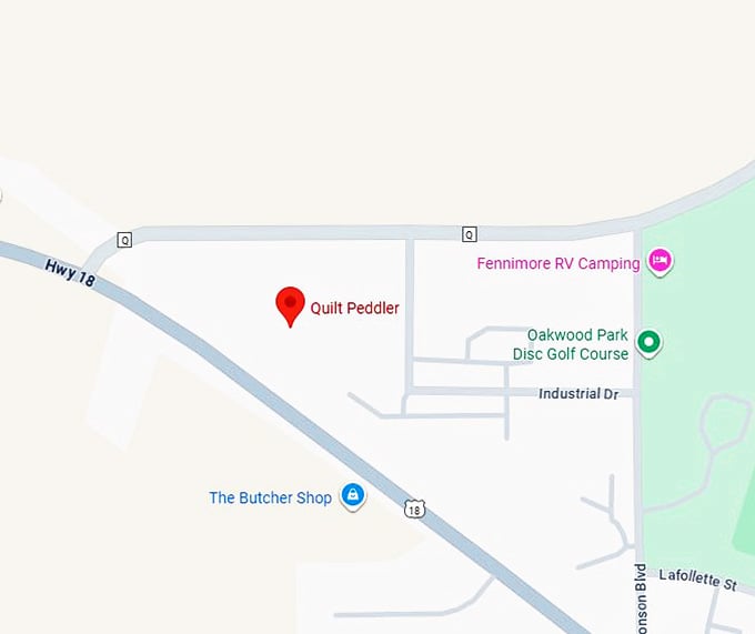 16. quilt peddler map