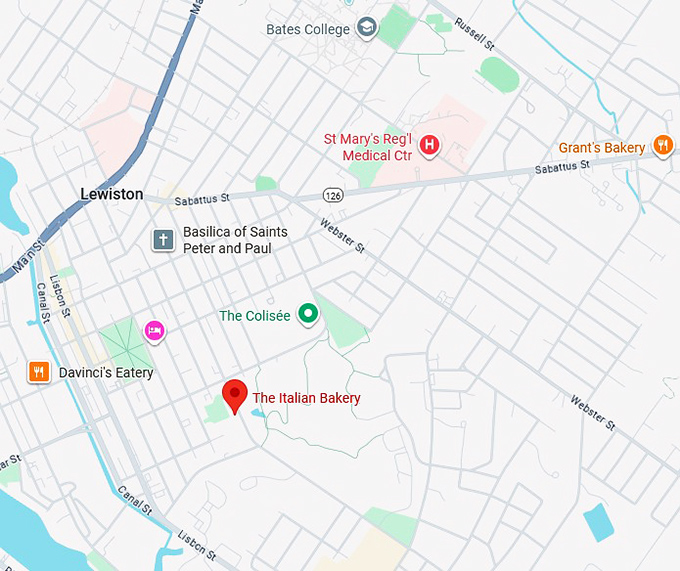 16. the italian bakery map