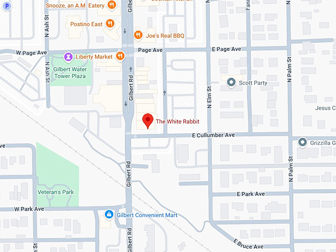 16. the white rabbit map