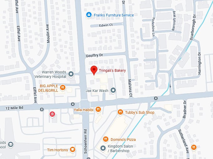 16. tringali's bakery map