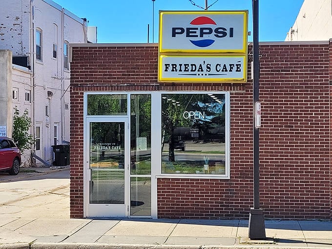 The unassuming storefront of Frieda's Cafe hides one of Willmar's best-kept secrets &ndash; where locals gather for coffee and conversation.