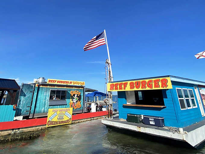 When your restaurant needs a boat to visit it, you know you're in for a uniquely Florida dining adventure.