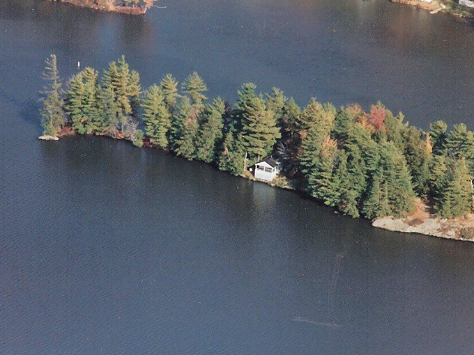 From above, Dogatraz reveals its perfect seclusion &ndash; a green oasis surrounded by sparkling blue waters just waiting for exploration.