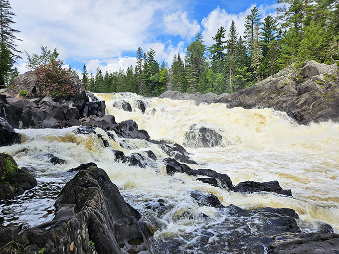 Churning waters of the Allagash create nature's soundtrack, a wild symphony that's played for centuries before any train whistle.