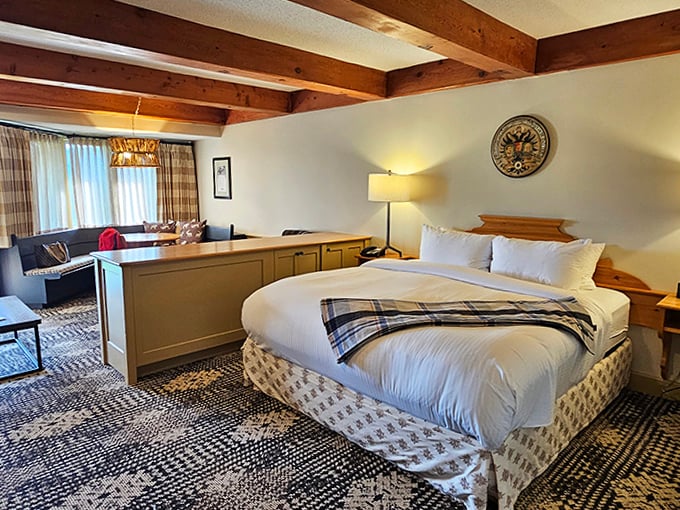 Cozy comfort awaits in rooms that blend Austrian tradition with modern amenities &ndash; the perfect mountain retreat after a day of outdoor adventure.