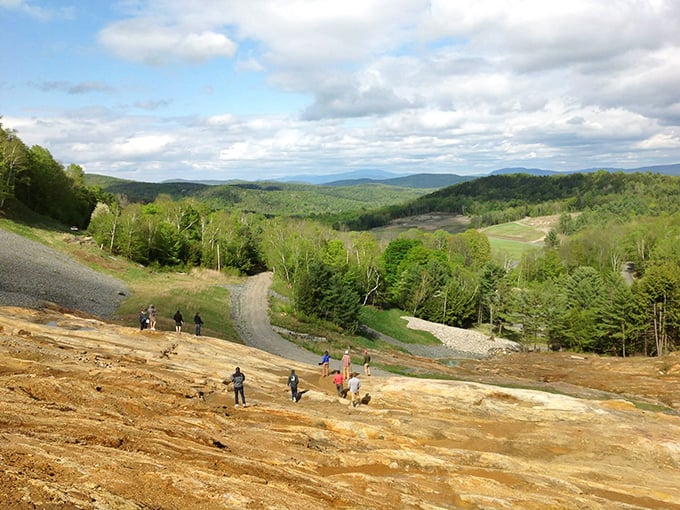Those turquoise pools aren't Photoshopped, they're the real deal, glowing with mineral-rich water that transforms an old mining site into something that belongs in a fantasy novel.