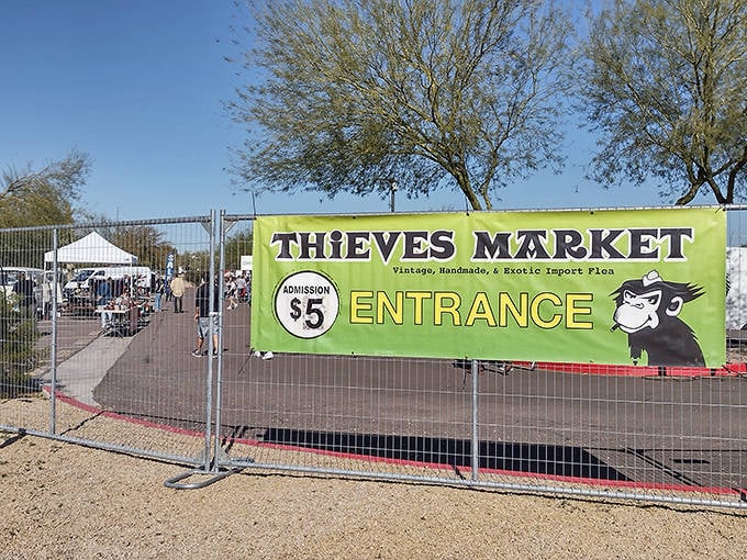 That cheeky cartoon bandit knows what's up&mdash;this is where vintage dreams and handmade treasures come out to play.