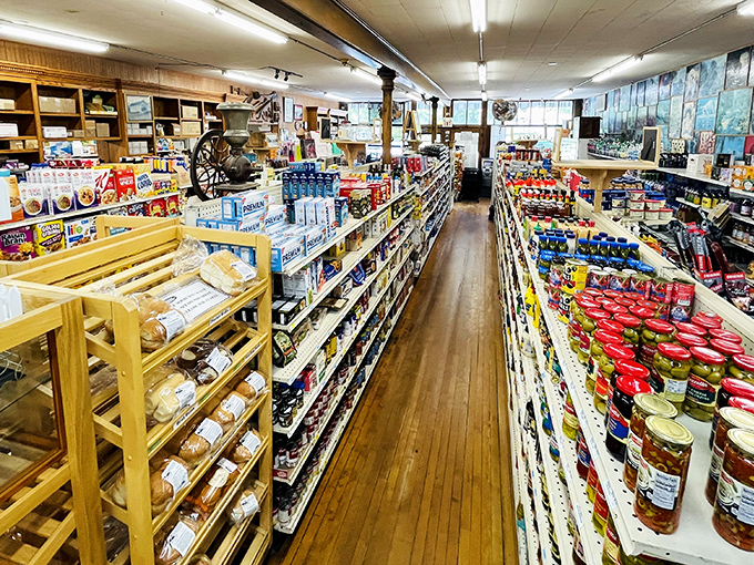 Those hardwood floors have more stories than your uncle at Thanksgiving, creaking their way through decades while shelves overflow with everything from emergency milk to life-changing marmalade.