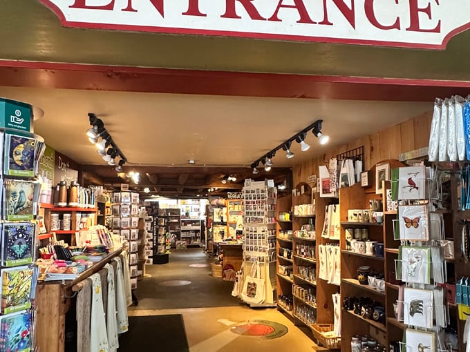 Step inside and enter a Vermont wonderland – shelves packed with local treasures and the promise of cider-soaked adventures ahead.